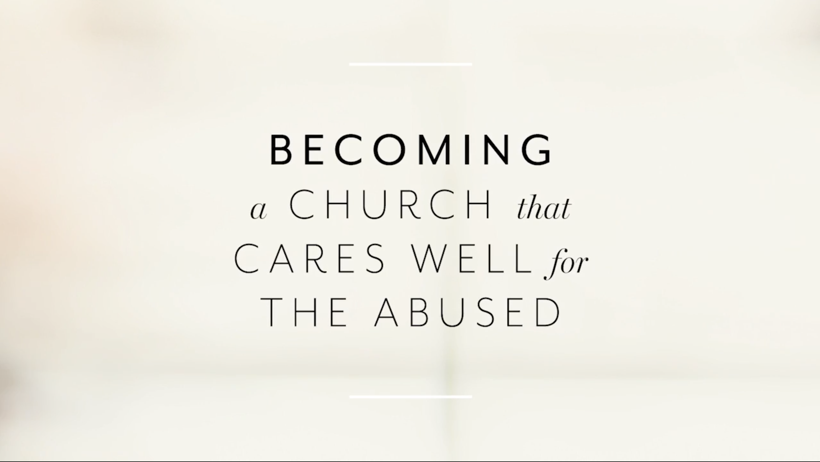 Cares Well Training - Vintage Church Community Groups